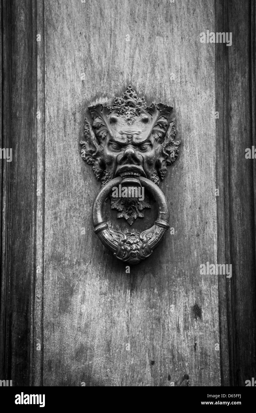 Devil Head Door Knocker Stock Photo - Alamy Devil Head Door Knocker Stock Photo - Alamy