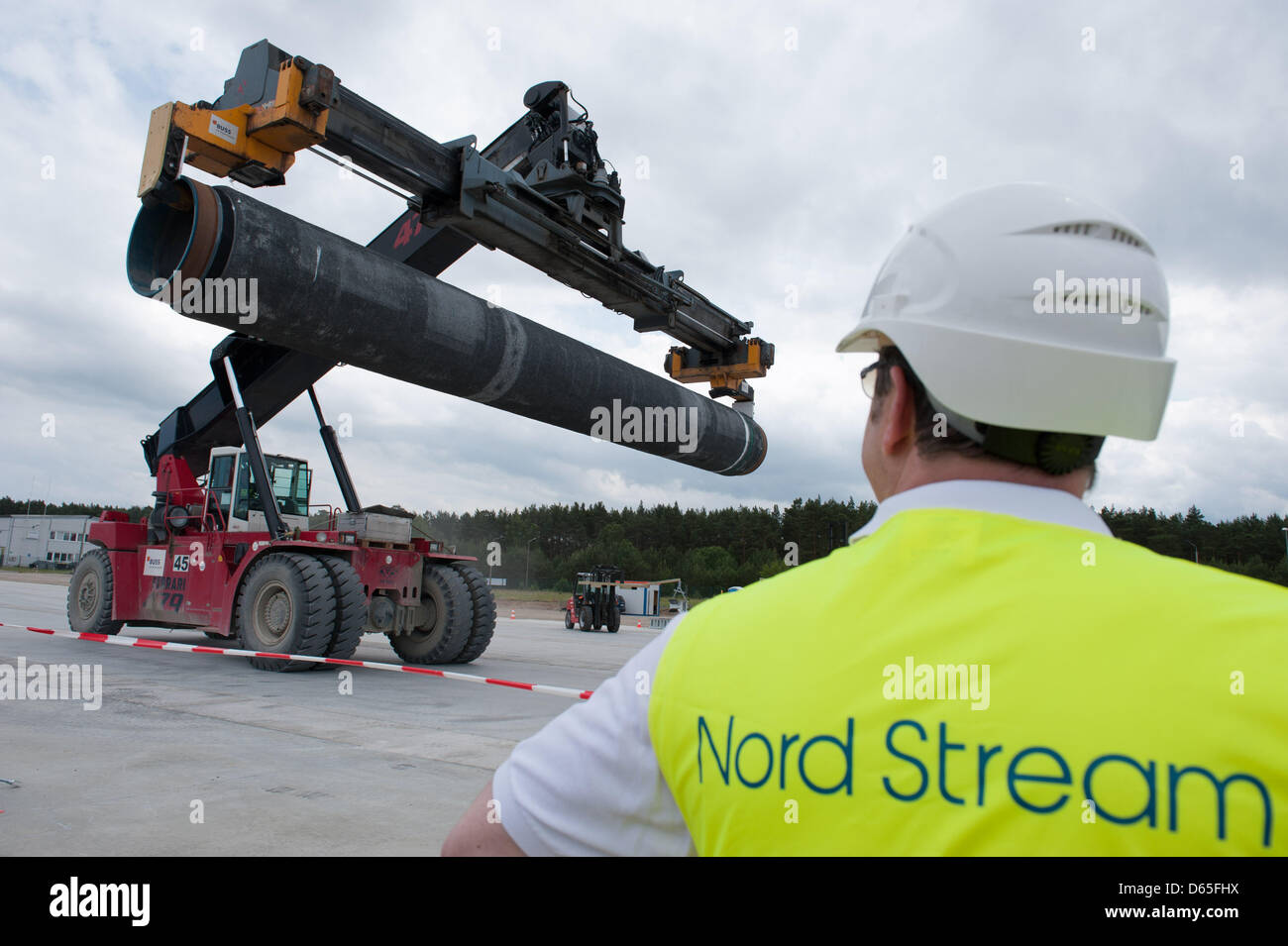 The first spare pipes for the Nord-Stream Baltic Sea pipeline are ...