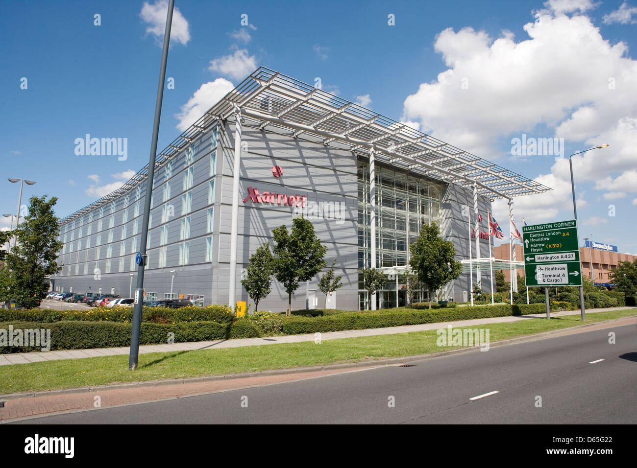 Marriott hotel Heathrow London England Stock Photo - Alamy