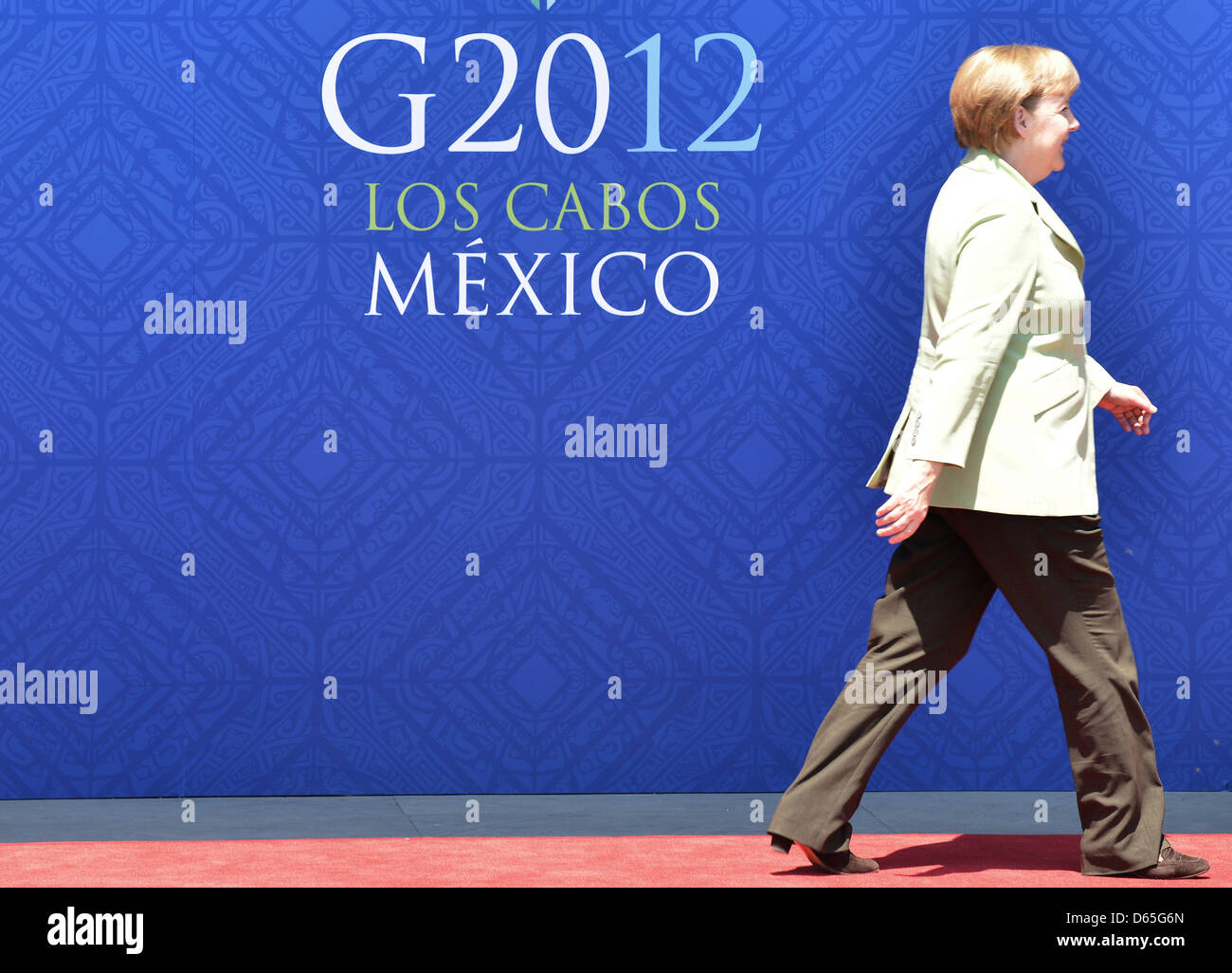 German Chancellor Angela Merkel arrives at the G20 summit before the ...
