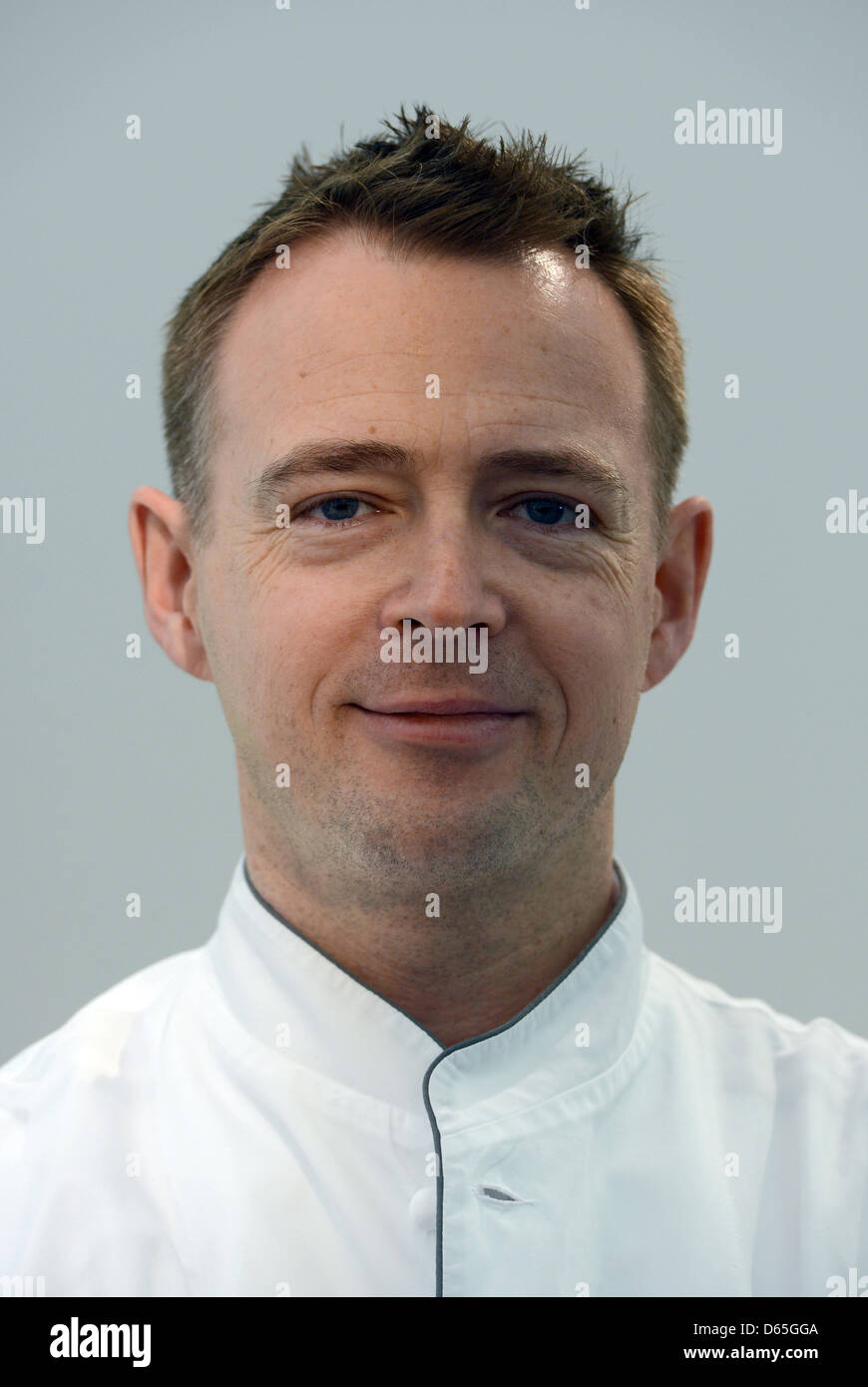 Germany's cook Holger Sromberg poses before a press conference of the ...