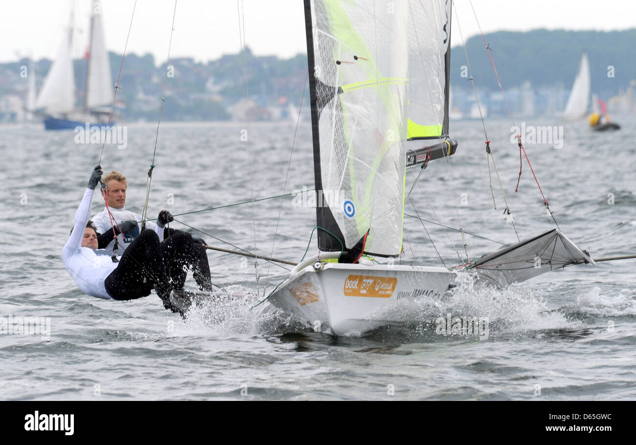 Finn sailing hi-res stock photography and images - Alamy