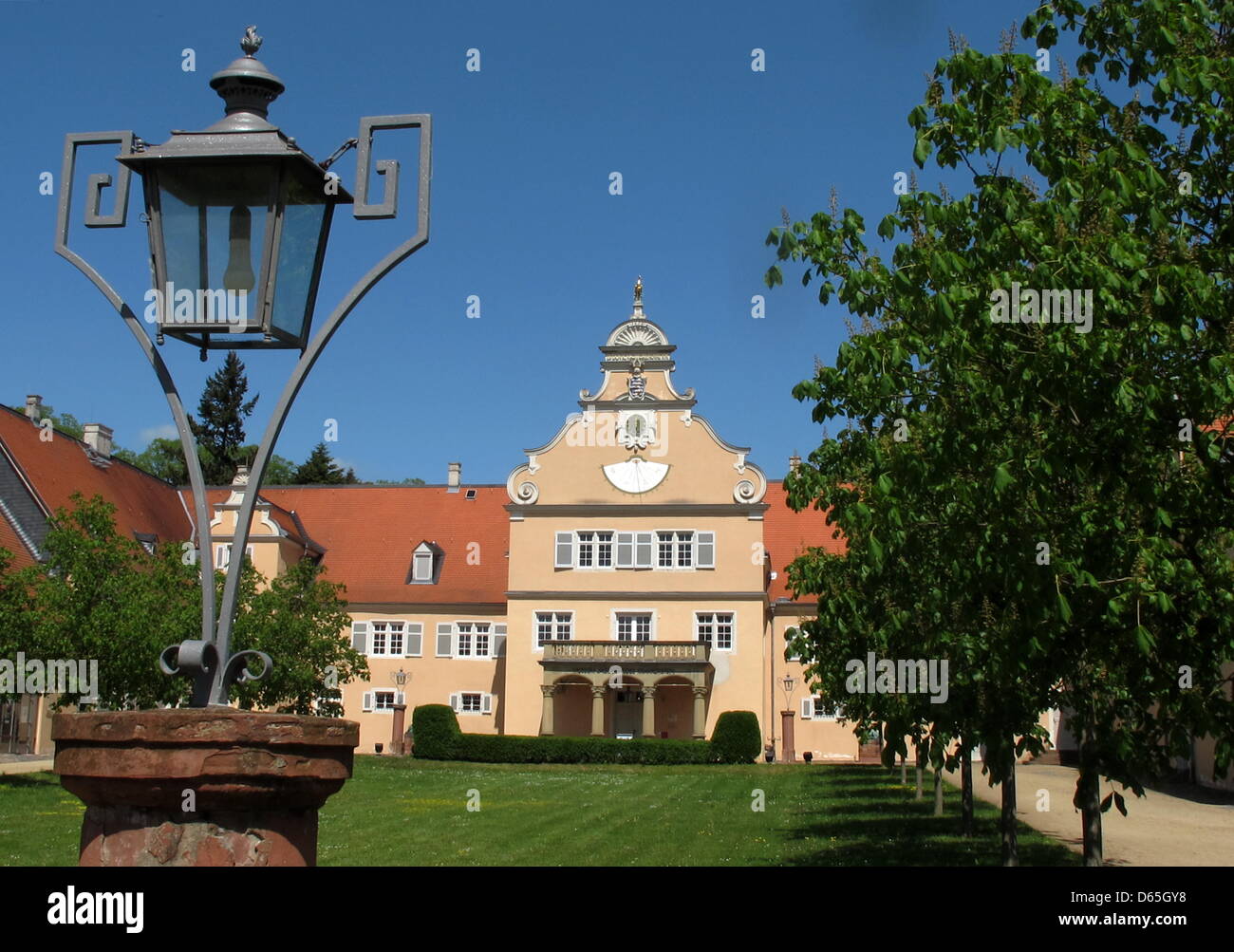 Jagdschloss Kranichstein is pictured near Darmstadt, Germany, 01 May ...