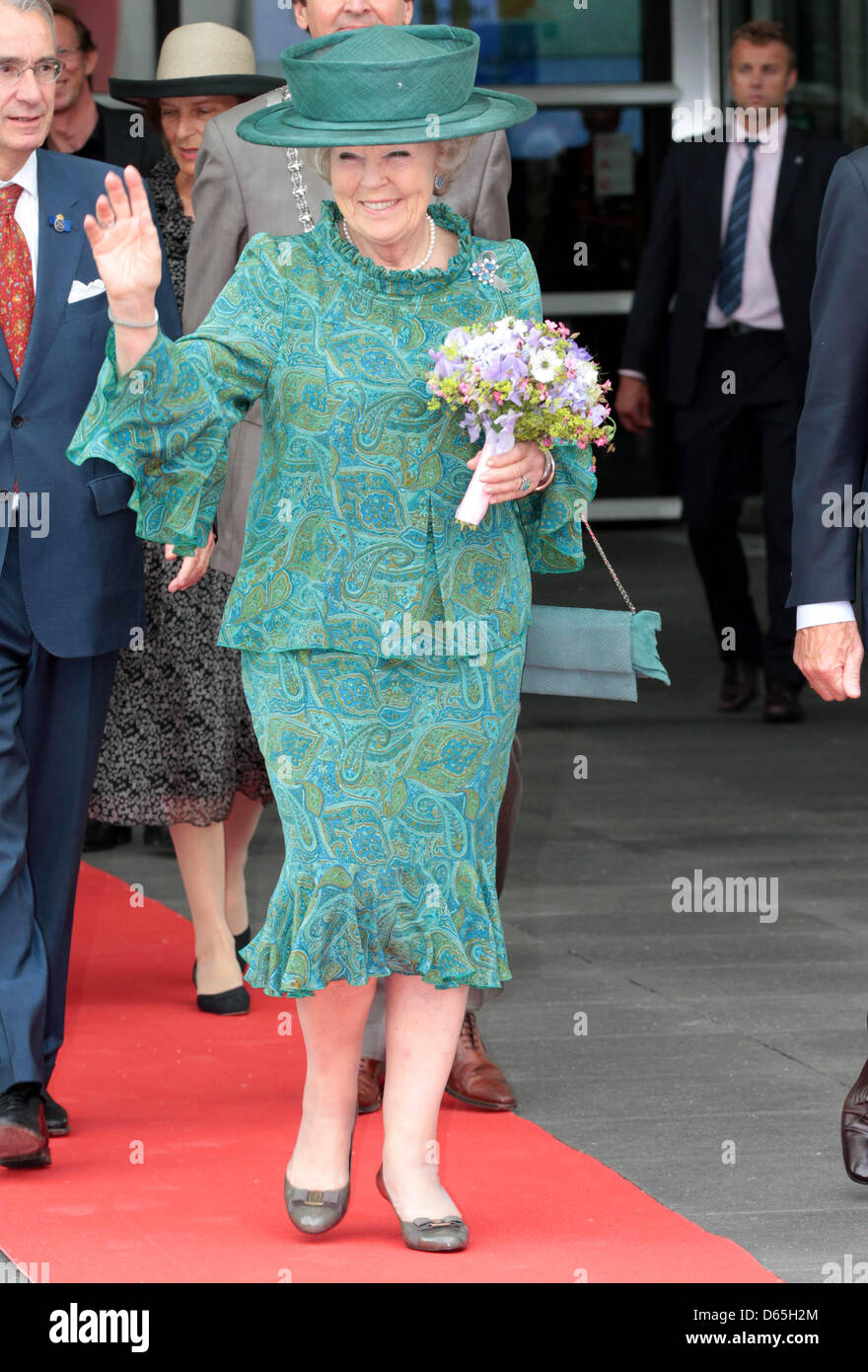Dutch Queen Beatrix at the opening of the new provincial house in ...