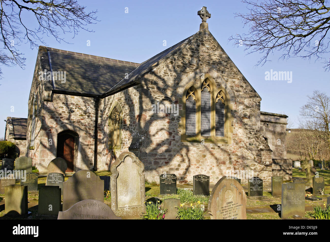 St Hilary's Parish Church, Llanrhos, North Wales Stock Photo - Alamy