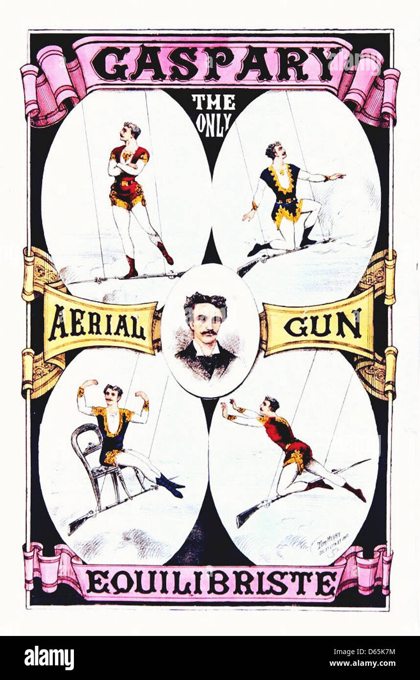 A vintage French advertisement poster for 'Le Cirque,' featuring a ...