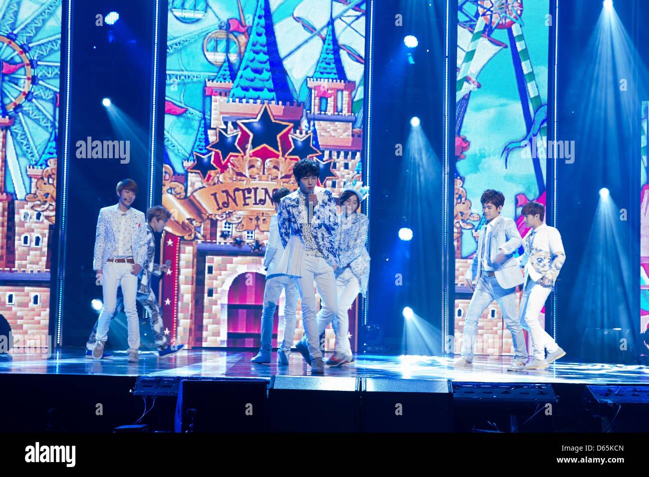 South Korean idol group INFINITE attended MBC Music Show Champion in ...