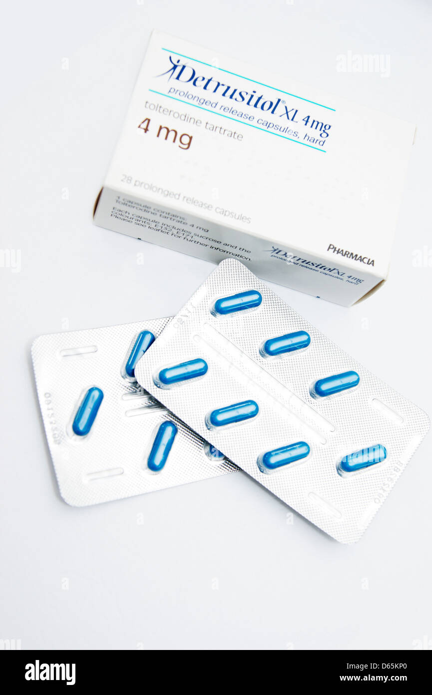 Detrusitol capsules (tolterodine) prescribed for overactive bladder ...