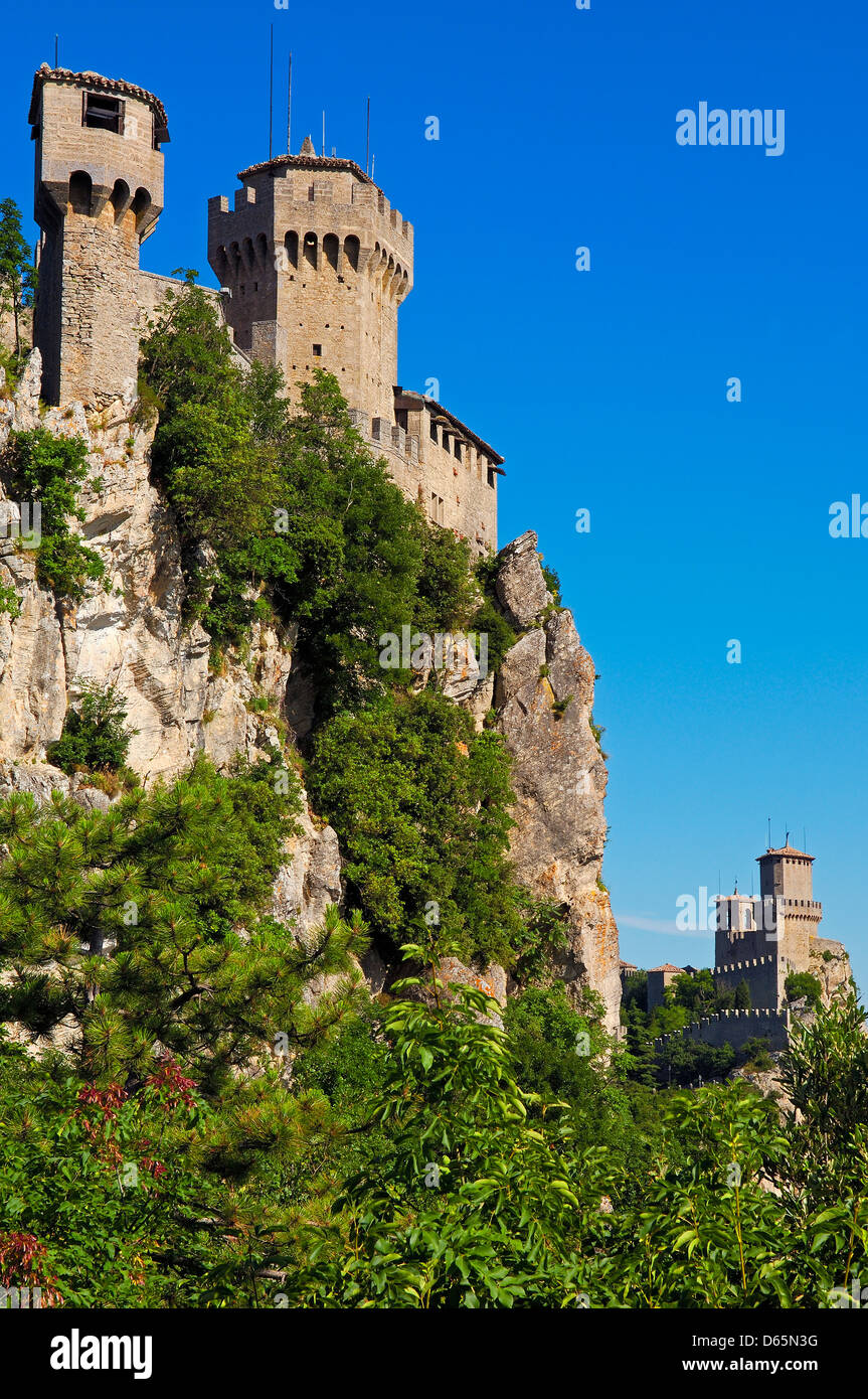 San Marino. Rocca fratta, Fratta Tower. Monte Titano. Republic of San ...