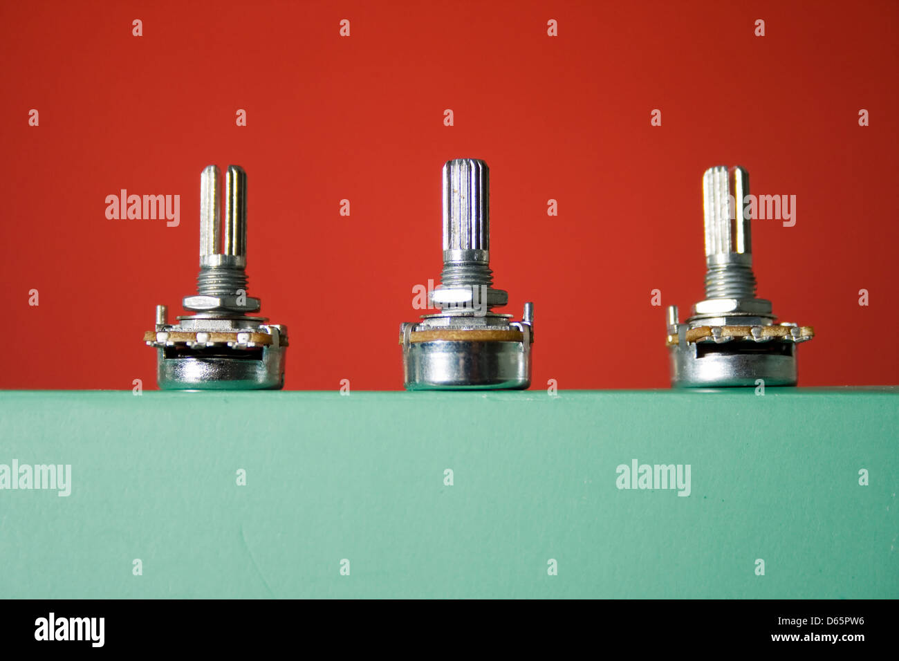 Three potentiometers hi-res stock photography and images - Alamy