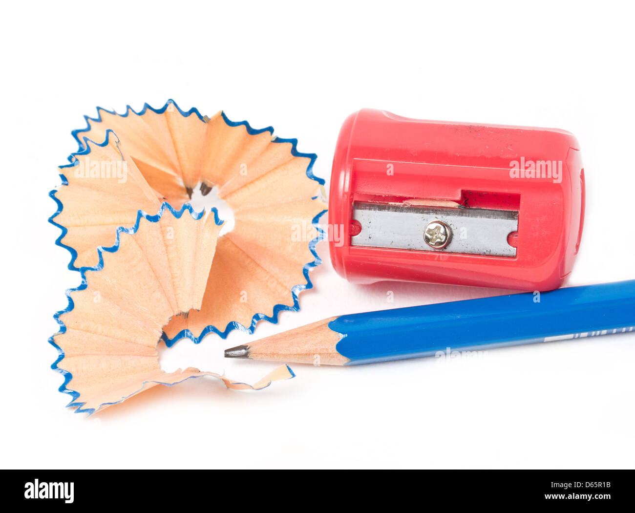 Pencil sharpener isolated on white background Stock Photo - Alamy