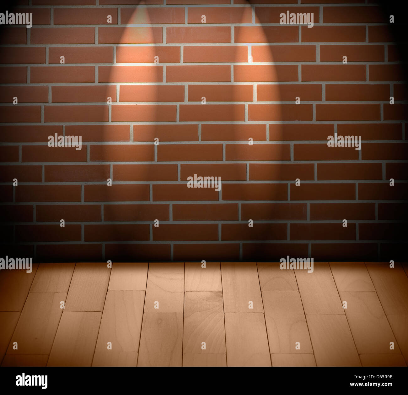 Dark floodlit room background Stock Photo - Alamy