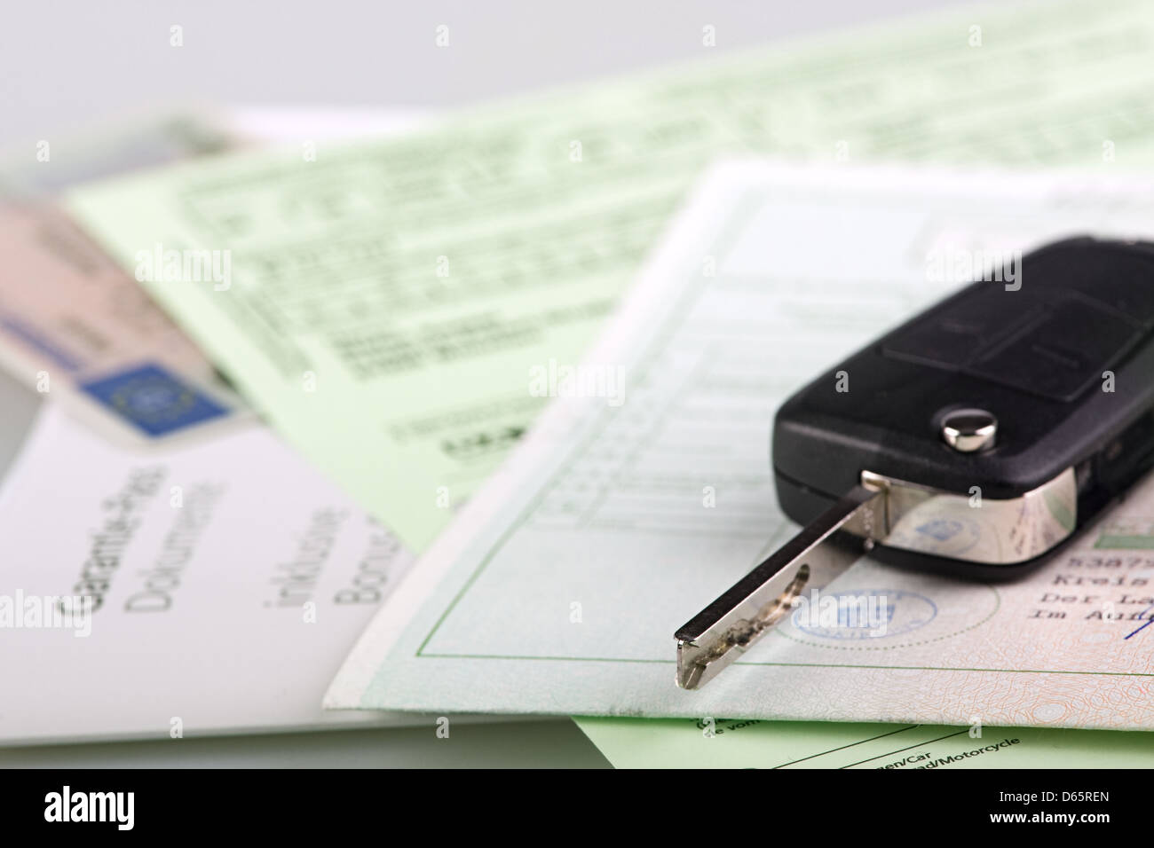 Vehicle registration certificate hi-res stock photography and images ...