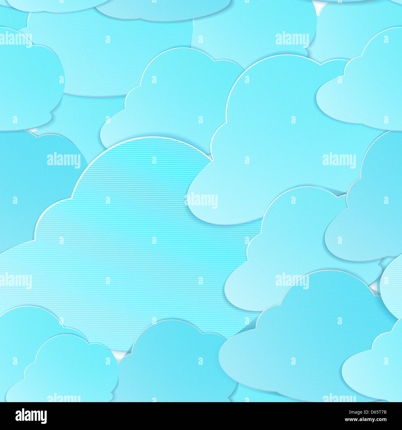 Clouds seamless wallpaper hi-res stock photography and images - Alamy