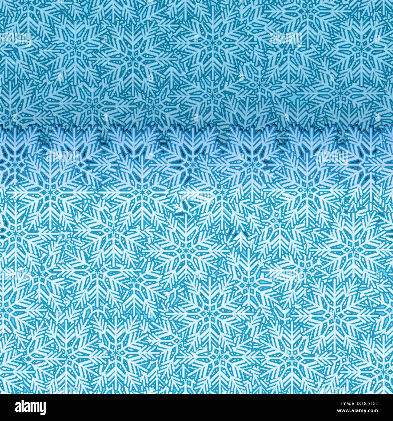 Snowflake pop up border seamless Stock Photo - Alamy