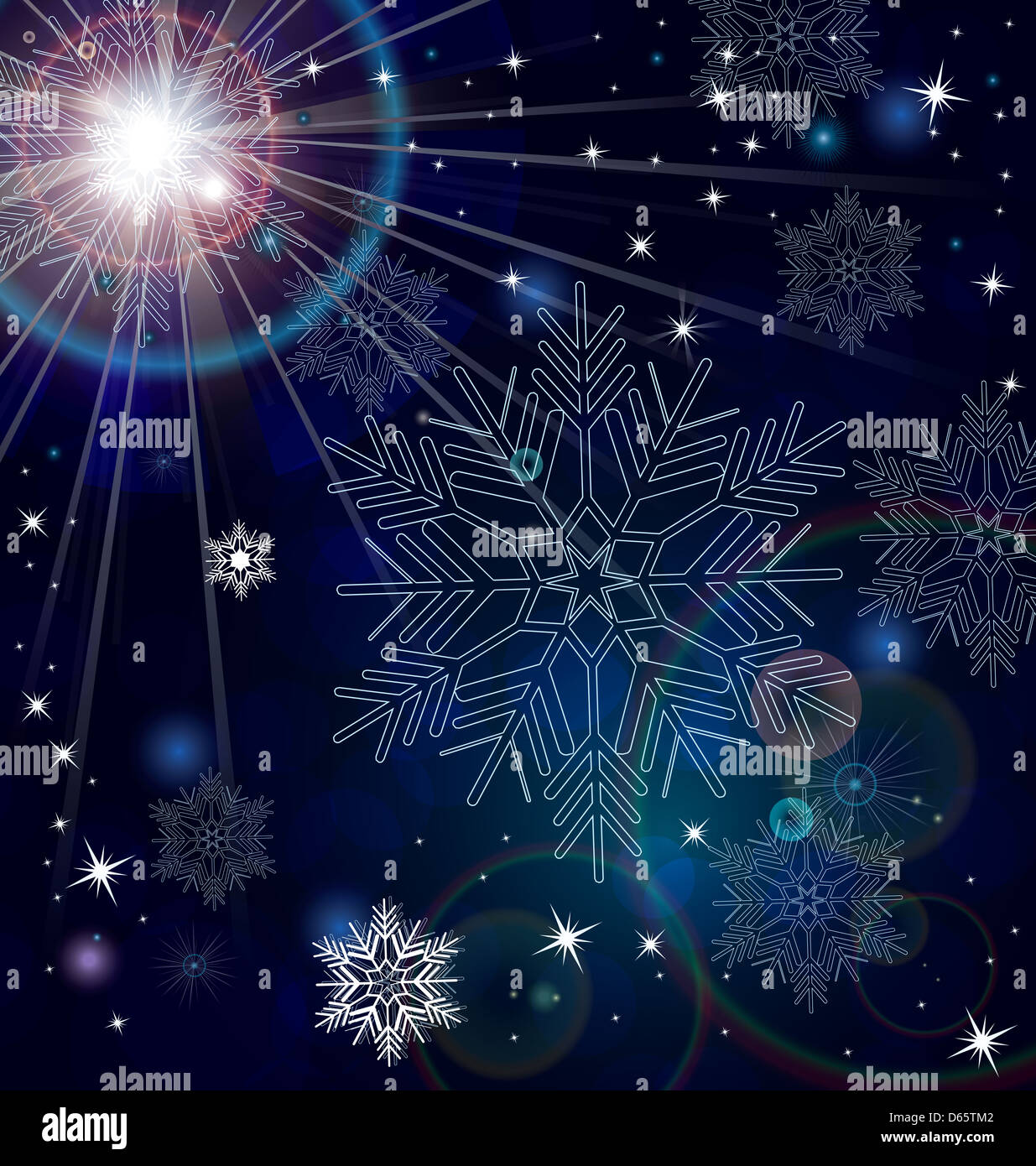 Snowflake stars abstract Stock Photo - Alamy