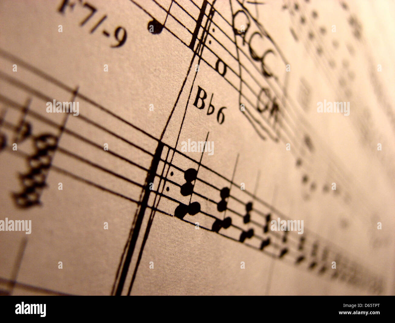 Music Score Sheet High Resolution Stock Photography and Images - Alamy