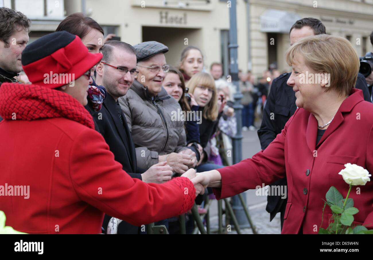 Chancellor germany angela merkel hands hi-res stock photography and ...