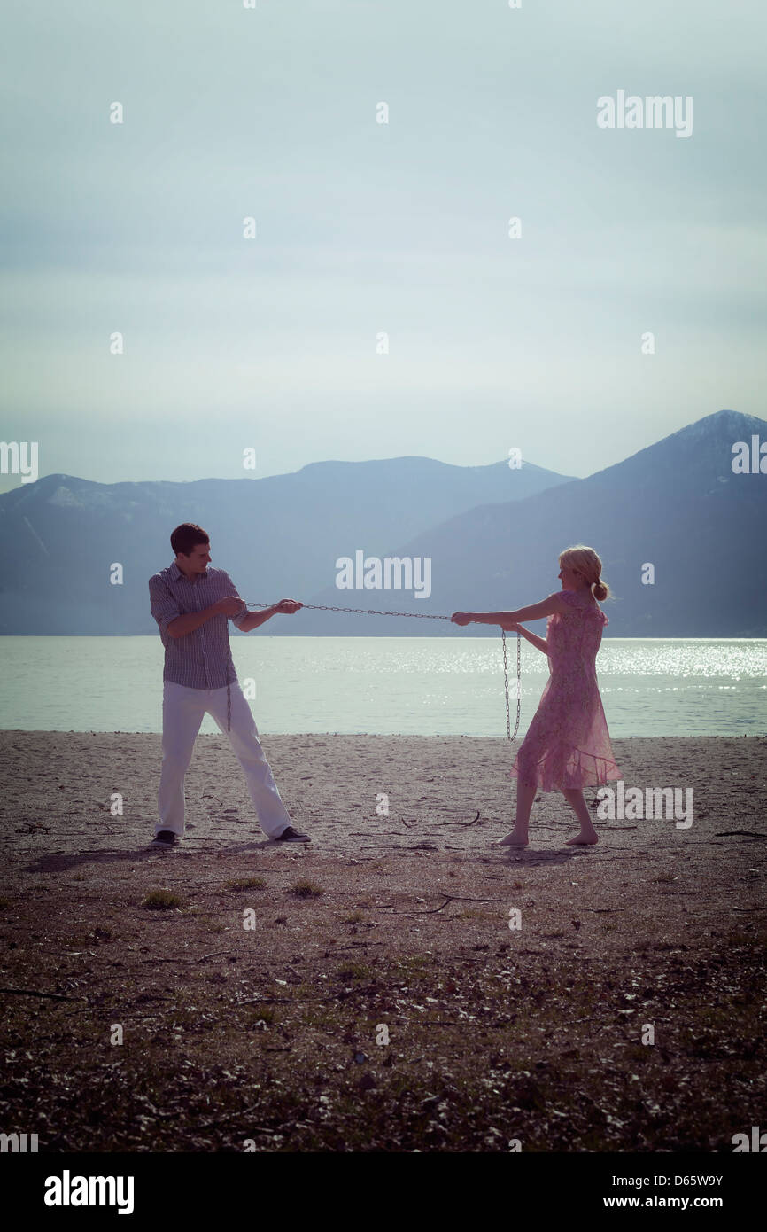 Strong couple hi-res stock photography and images - Alamy