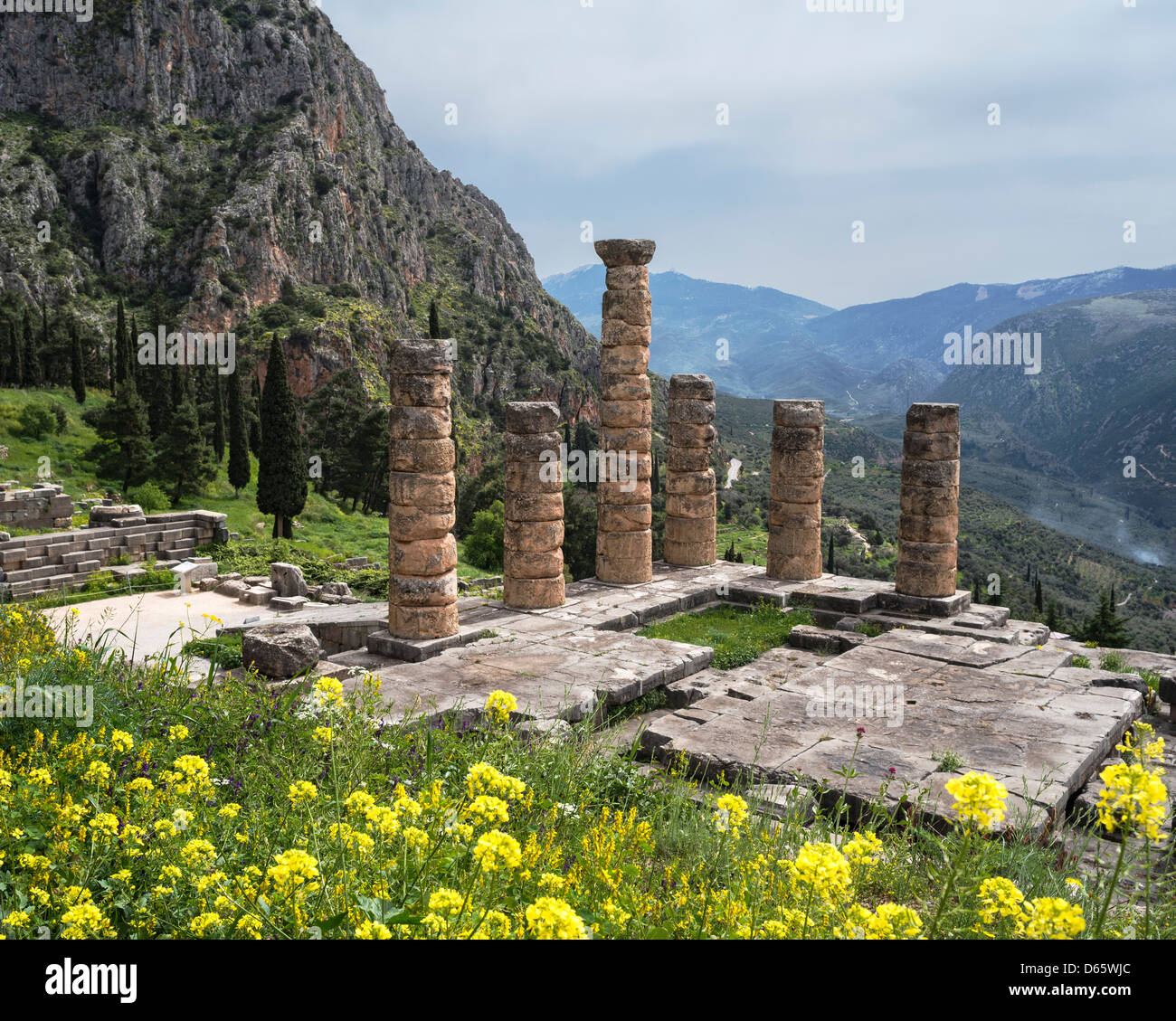 Oracle of apollo at delphi hi-res stock photography and images - Alamy
