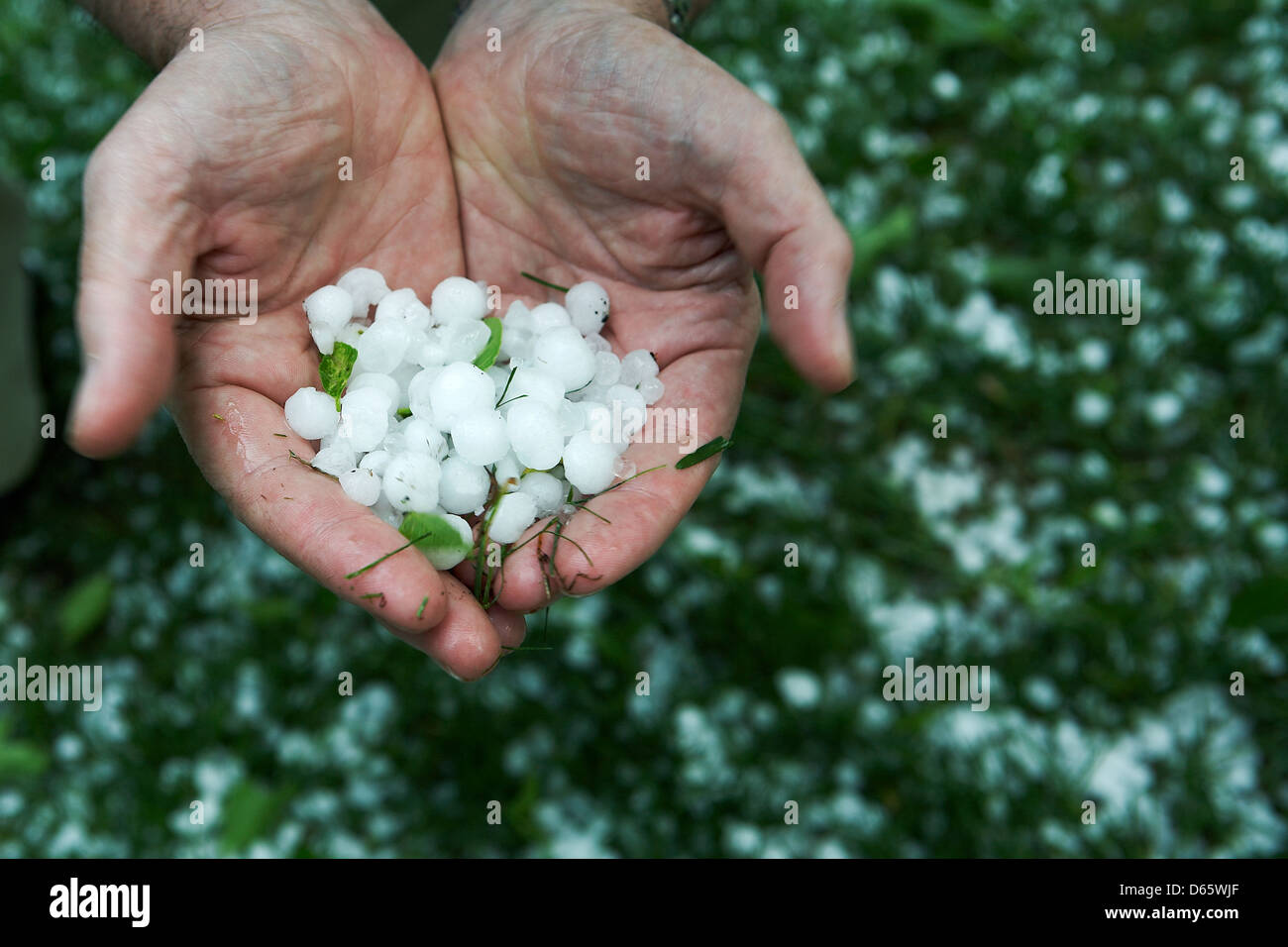 Hail stones hi-res stock photography and images - Alamy