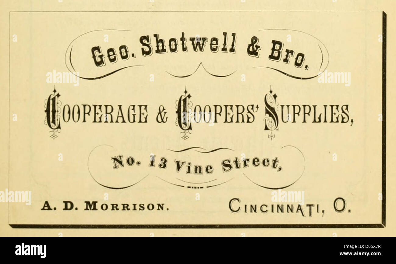 An illustration from Harpel's Typograph Artistic Printing, showcasing ...