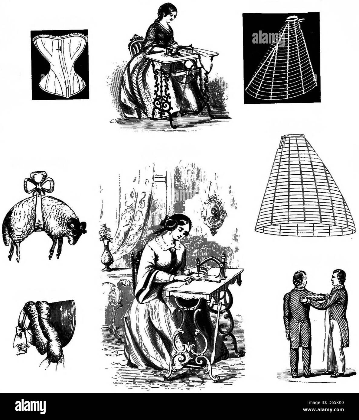 White corset Black and White Stock Photos & Images - Alamy