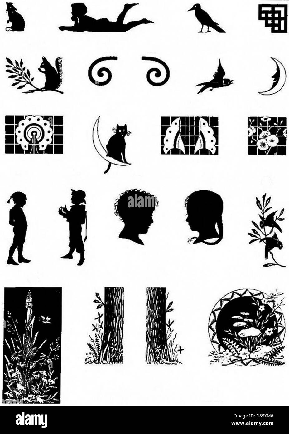 Black And White Clipart Design