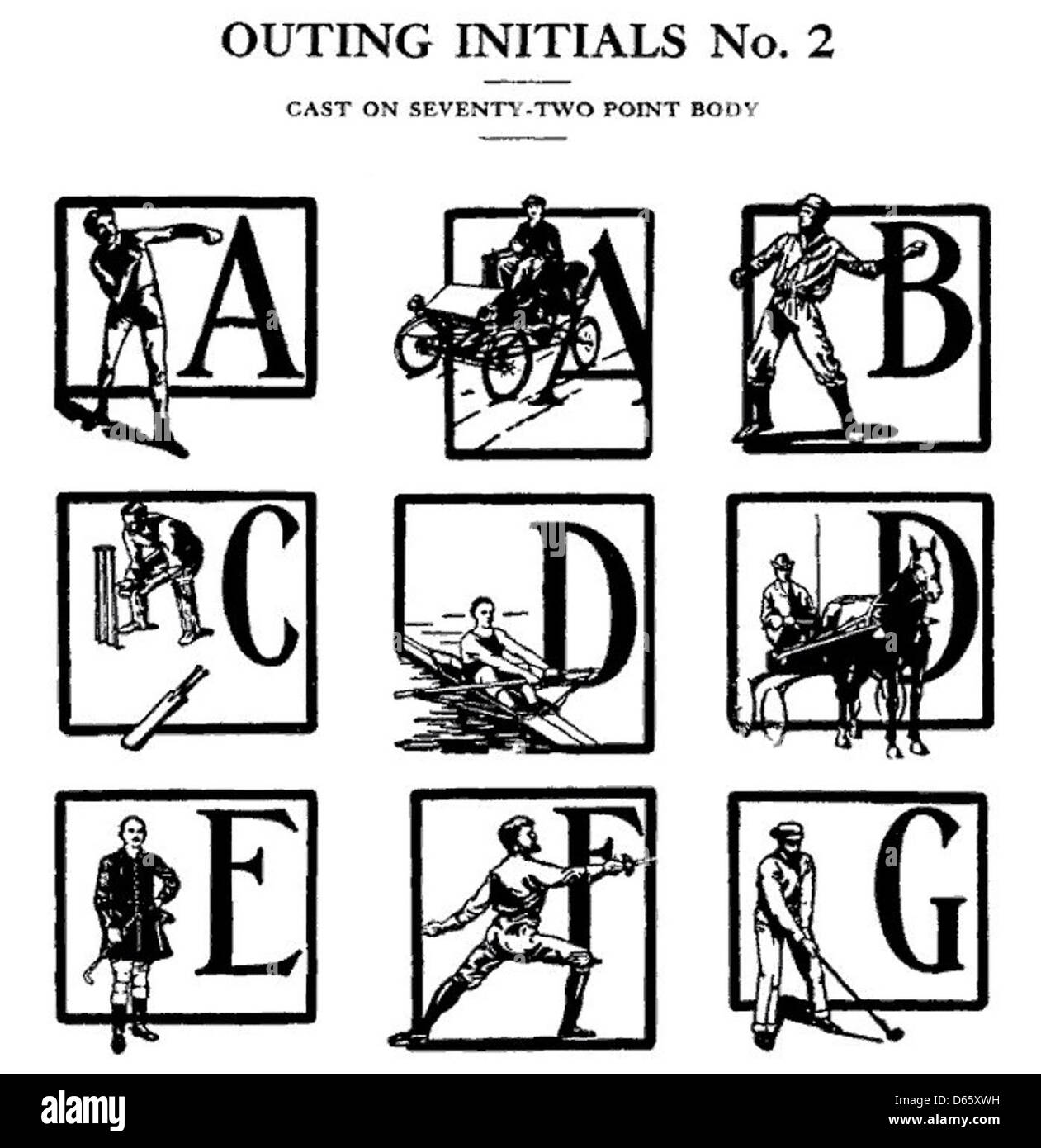 Old initials hi-res stock photography and images - Alamy