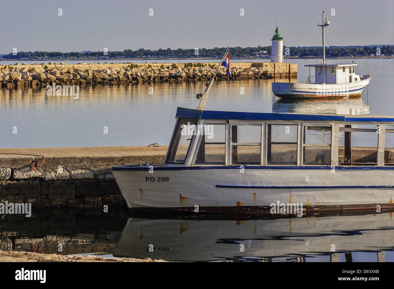 Porec Harbour Croatia Stock Photo - Alamy