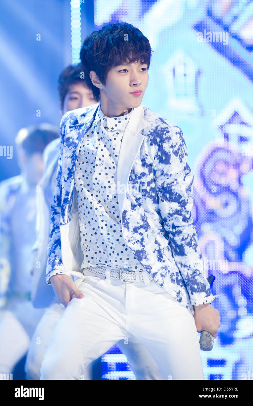 South Korean idol group INFINITE attended MBC Music Show Champion in ...