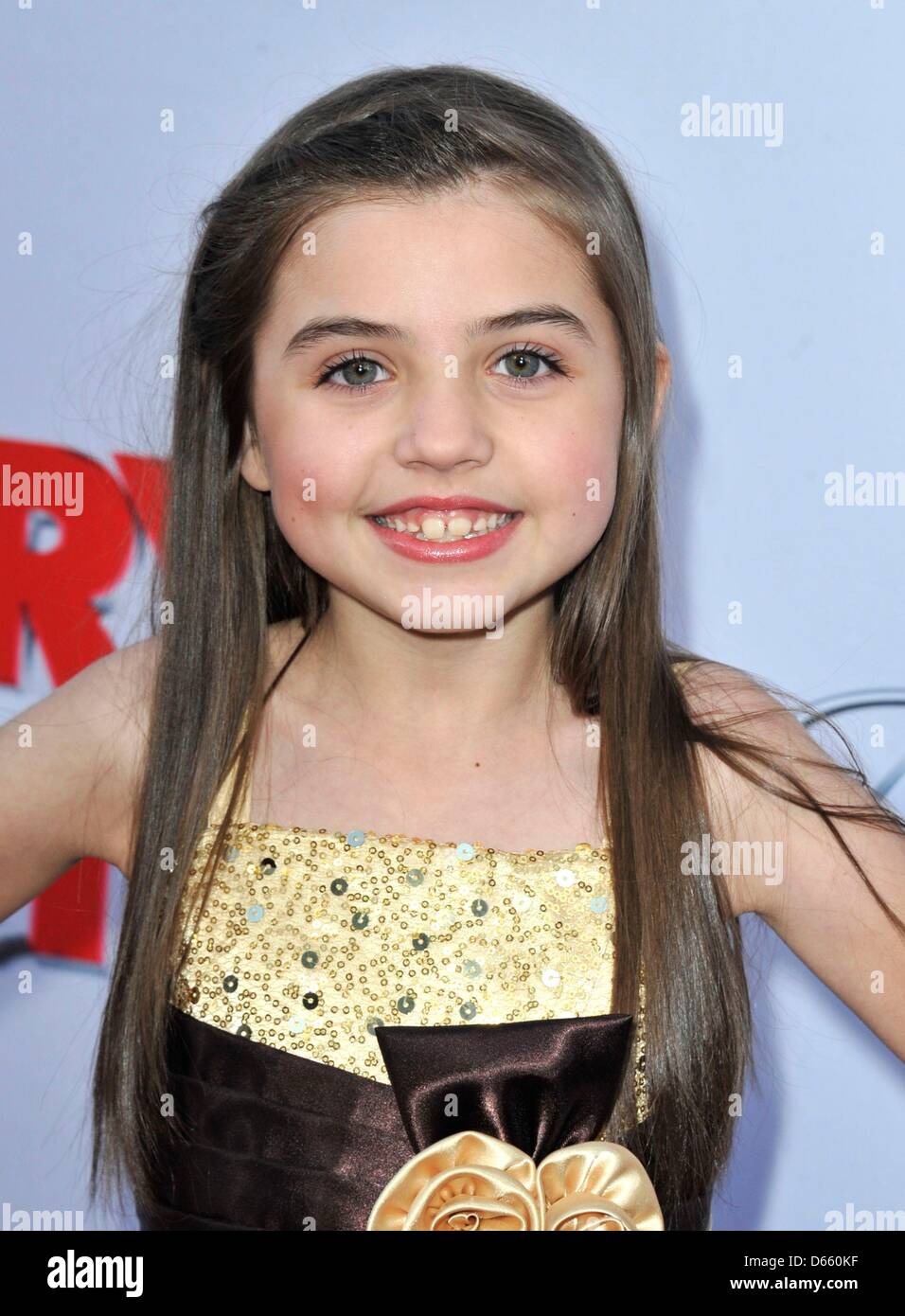 Hollywood, Los Angeles, CA, USA. April 11, 2013. Gracie Whitton at ...