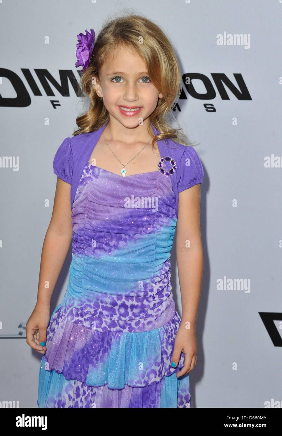 Hollywood, Los Angeles, CA, USA. April 11, 2013. Ava Kolker at arrivals ...