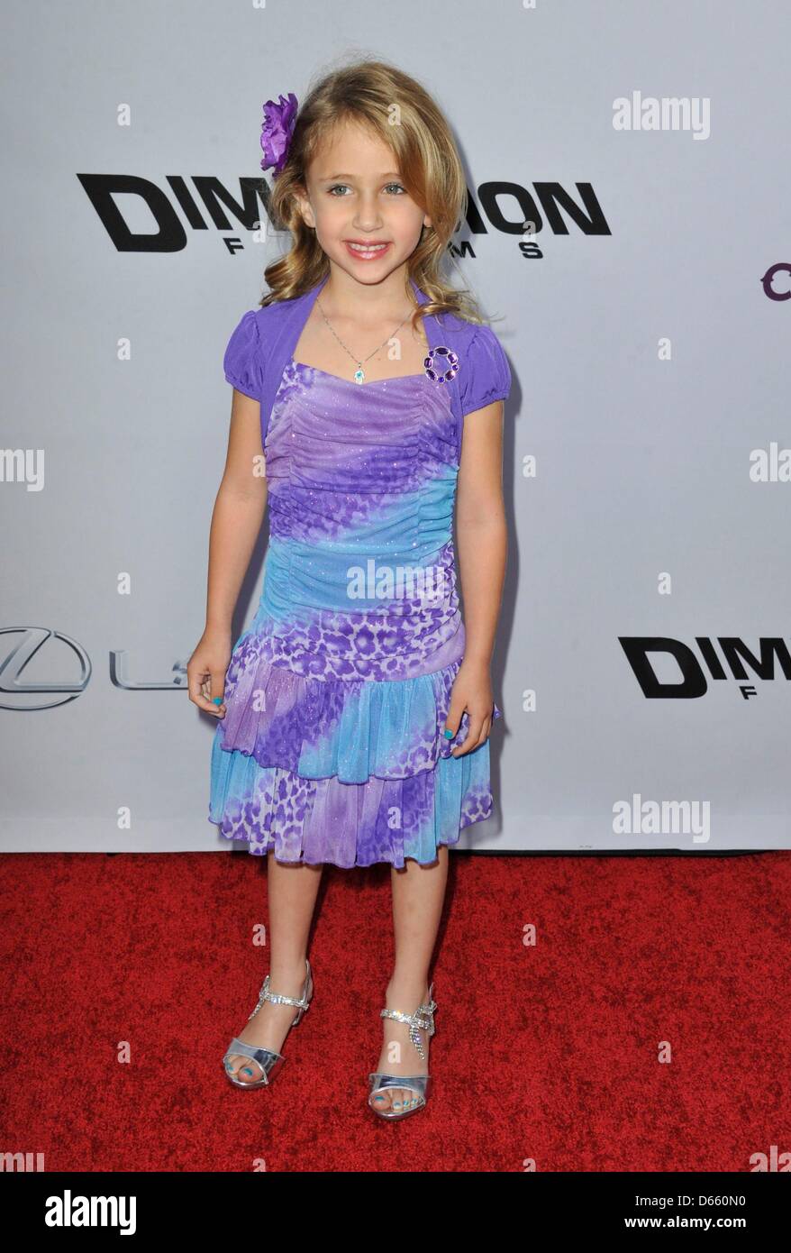 Hollywood, Los Angeles, CA, USA. April 11, 2013. Ava Kolker at arrivals ...