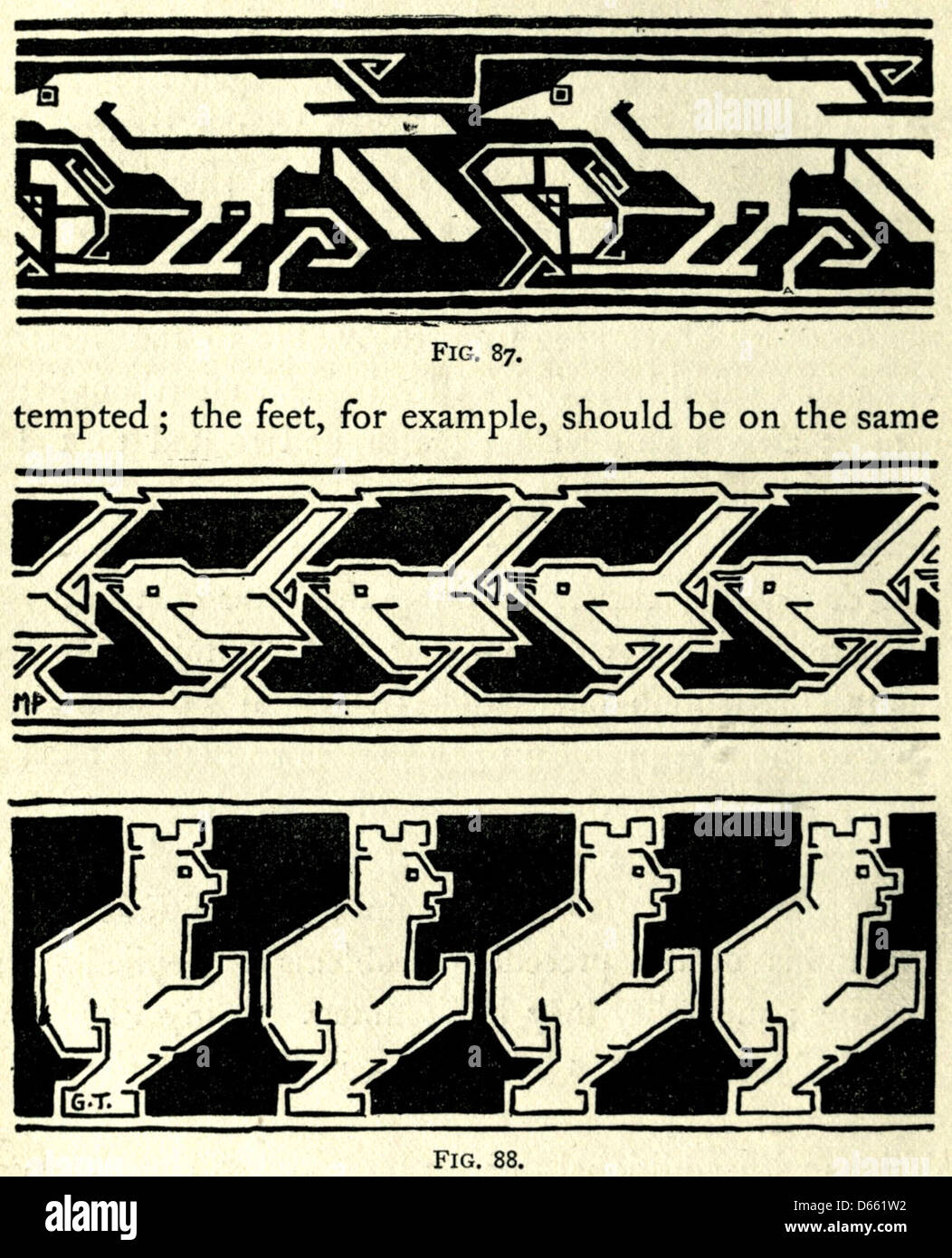 An illustration of 'Fig. 88' from the Arts and Crafts movement ...