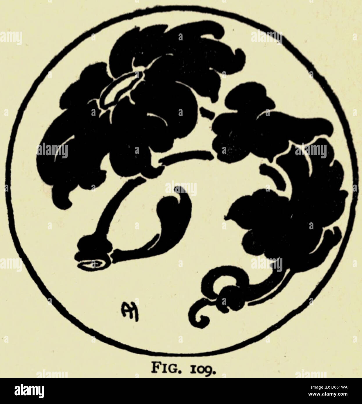 An illustration of a design from the Arts and Crafts movement, created ...