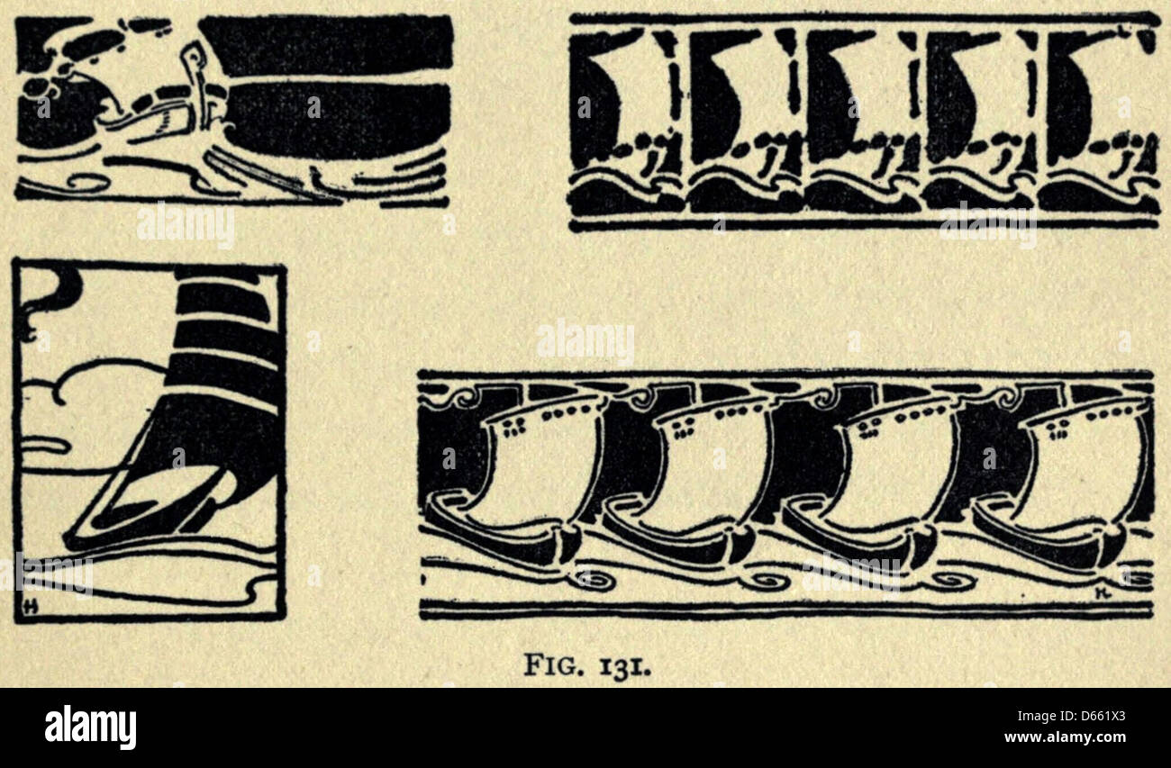 An image depicting a design by Ernest Batchelder, a prominent figure in ...