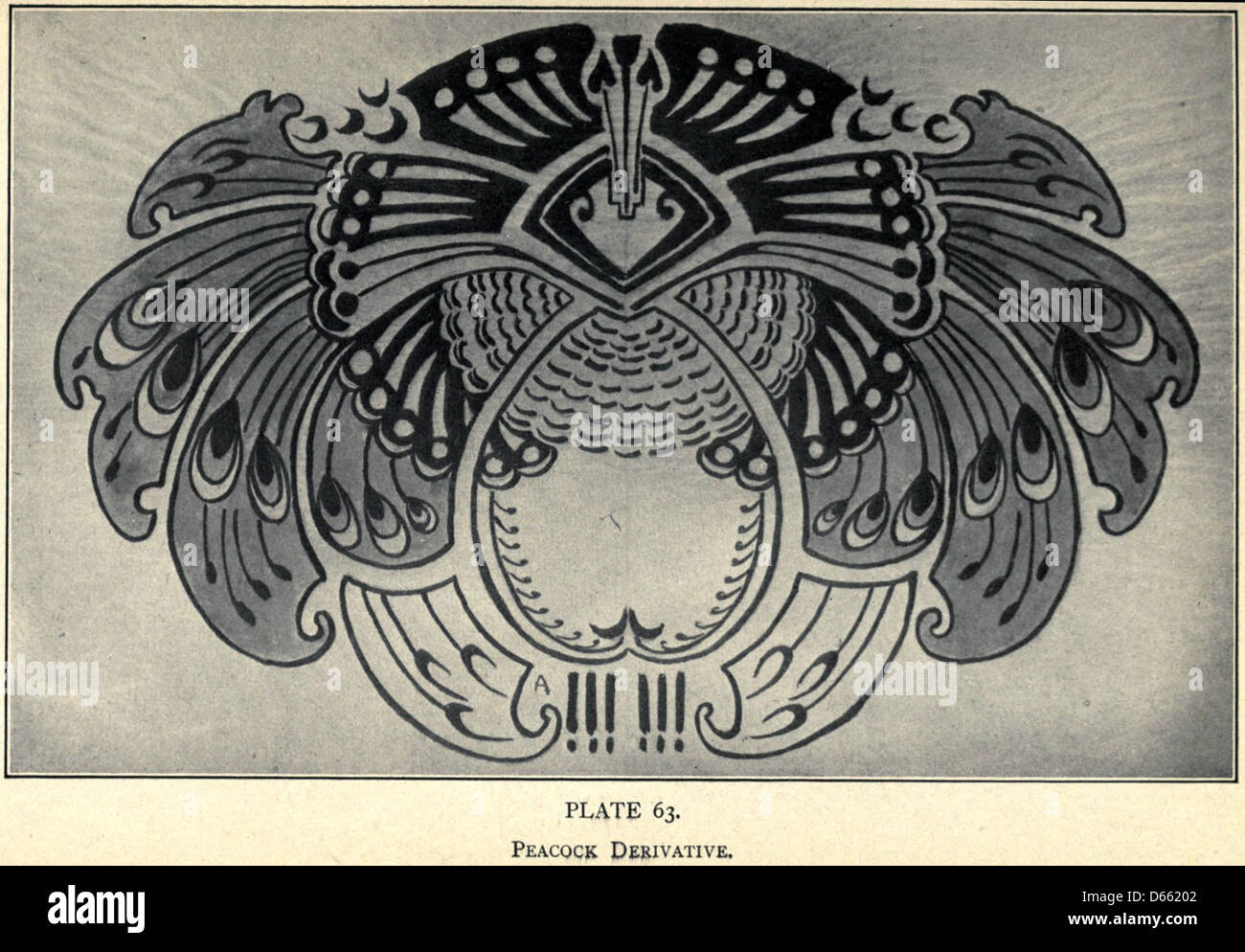 A historical arts and crafts design by Ernest Batchelder, Plate 63 ...