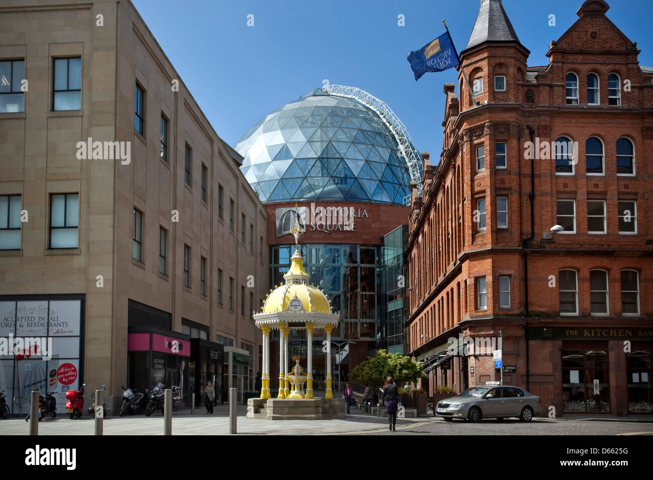 Victoria Square, Jaffe Fountain, retail, shopping center, residential ...