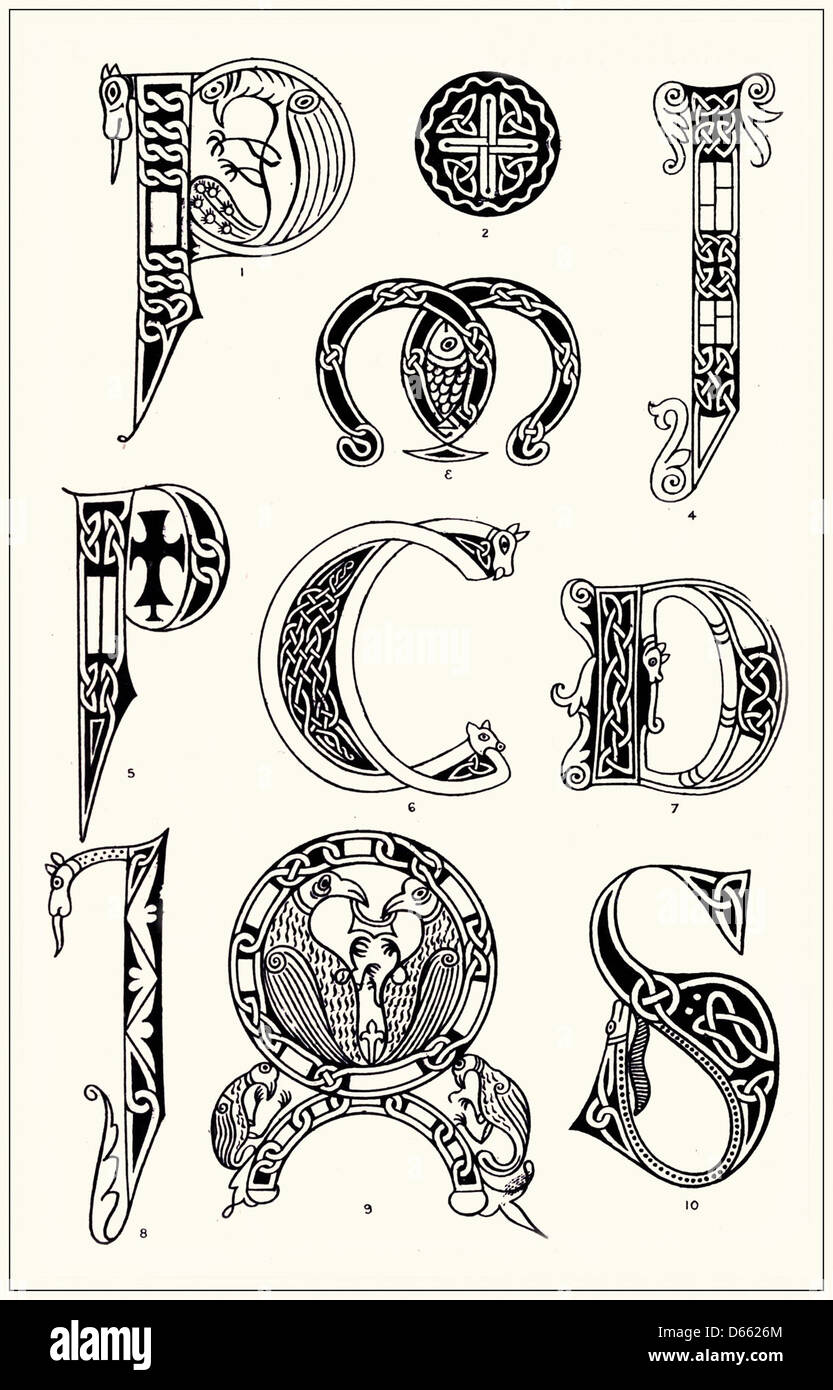 An 1860 work by W. R. Tymms, showcasing alphabets, calligraphy, and ...