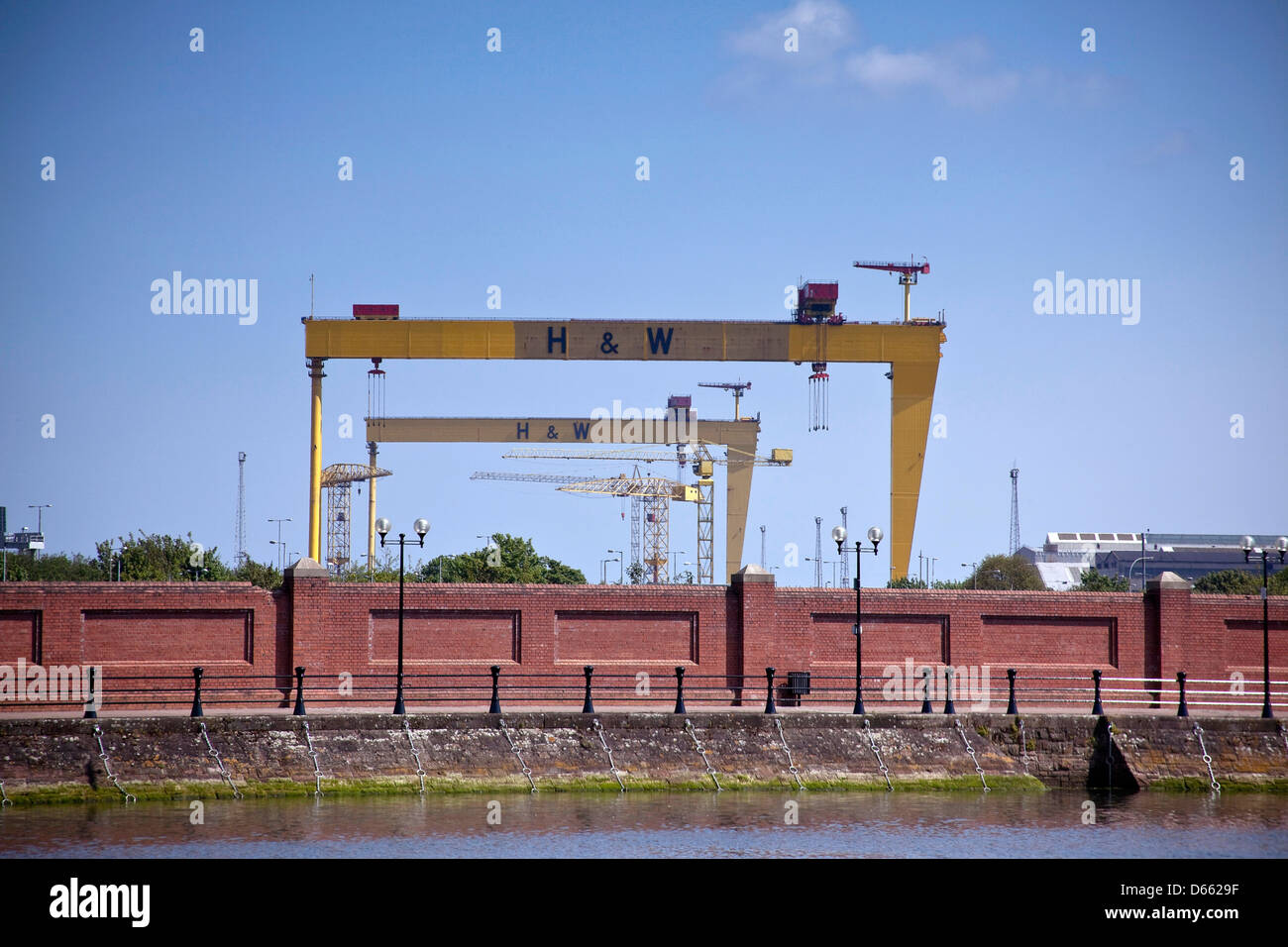 Harland & Wolff's Gantry cranes, Samson and Goliath, Belfast, Northern ...