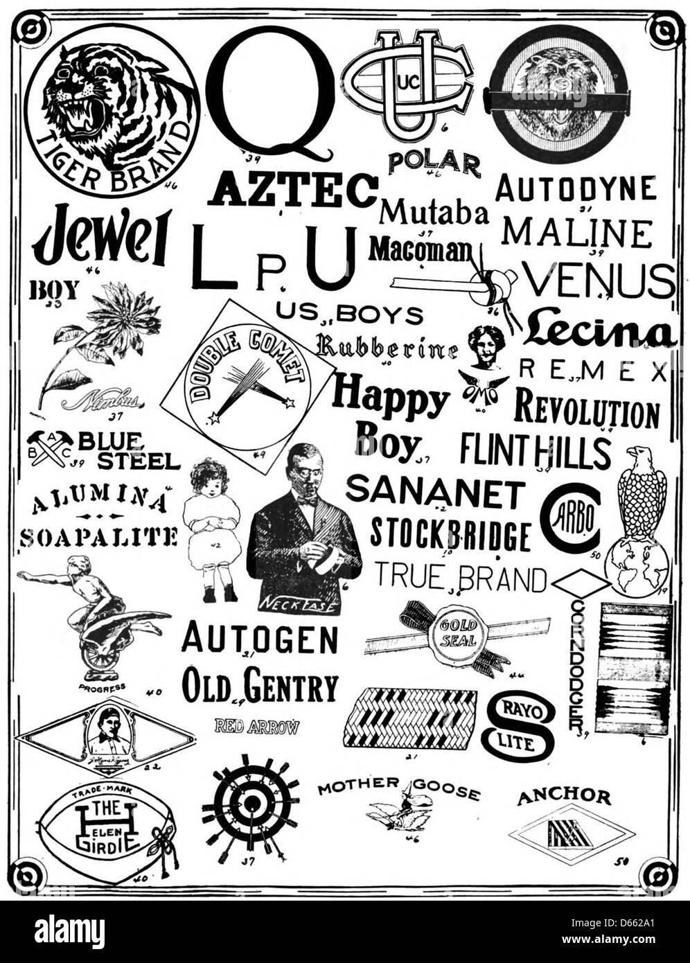 Geometric typography logo hi-res stock photography and images - Alamy