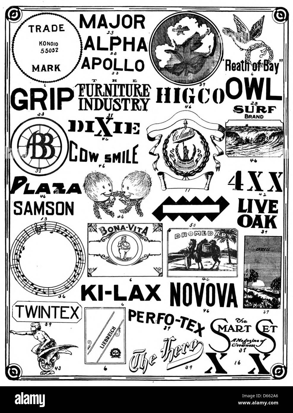 Stylized logo features hi-res stock photography and images - Alamy