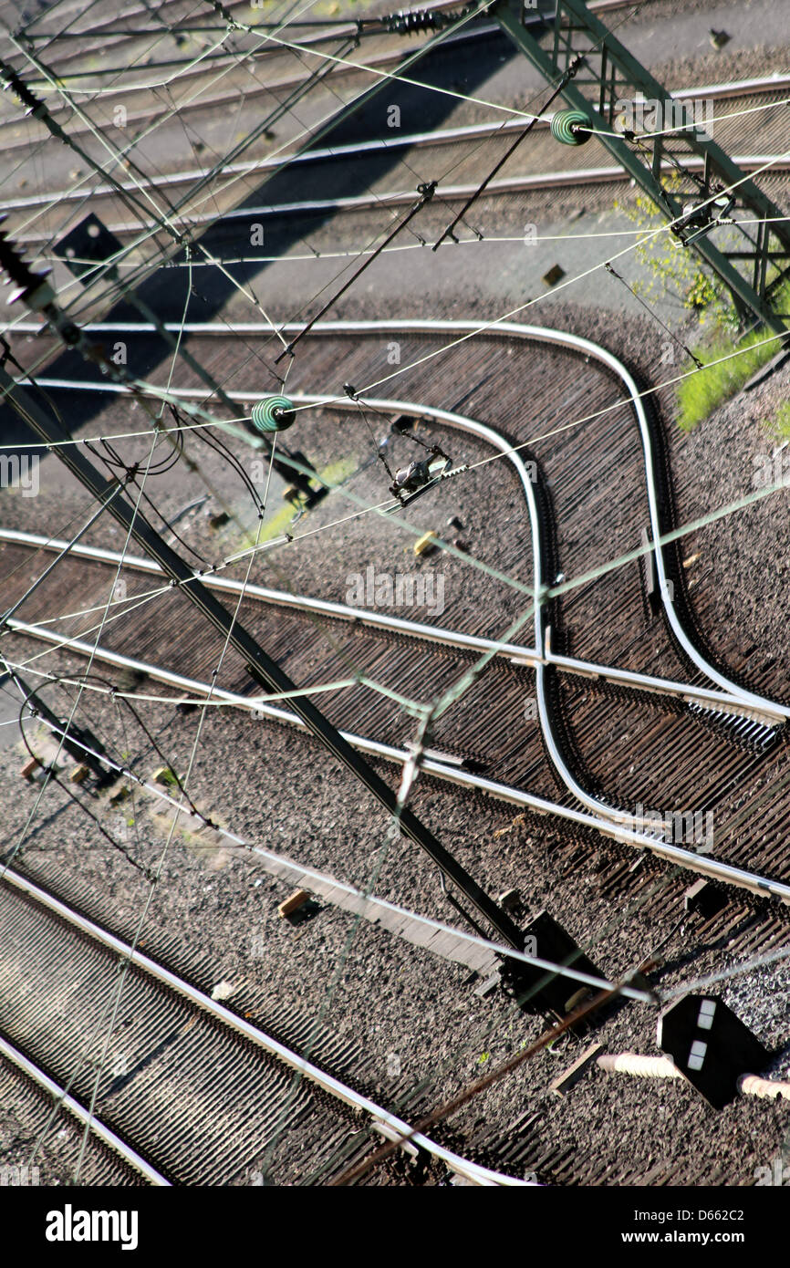 Railway electricity abstract hi-res stock photography and images - Alamy