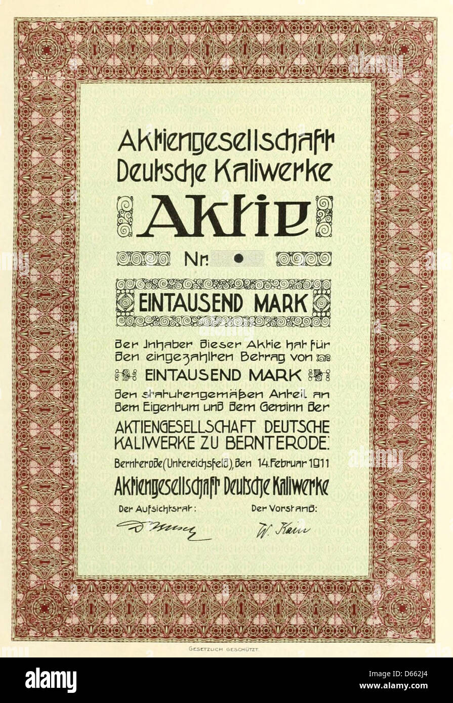 A German advertisement from the Deutsche Werkbund, featuring a banknote ...