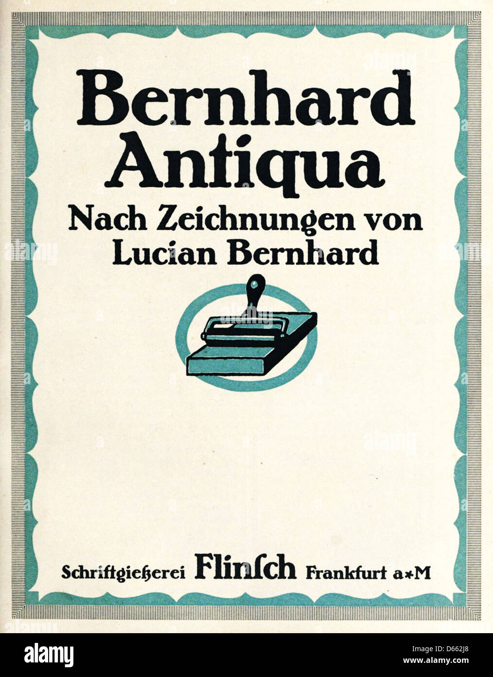 This image features the Bernhard Antiqua typeface, created by the ...