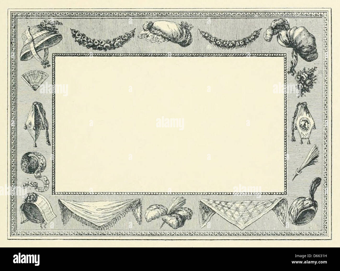 This French milliner's card, illustrated by Leon Maillard, dates to the ...