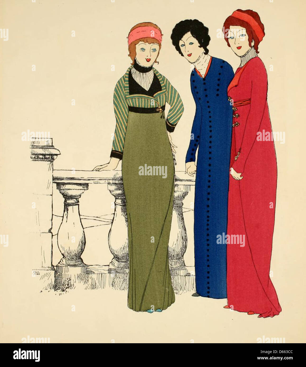 An image from the 1908 fashion book 'Les Robes de Paul Poiret ...