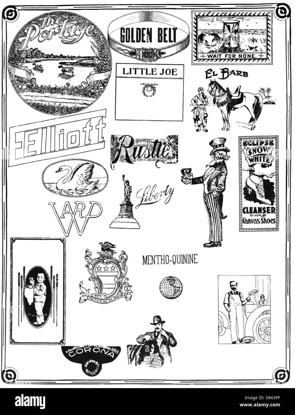 Medicinal advertisement Black and White Stock Photos & Images - Alamy