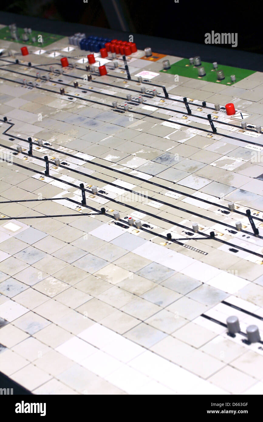 german train station control system Stock Photo - Alamy